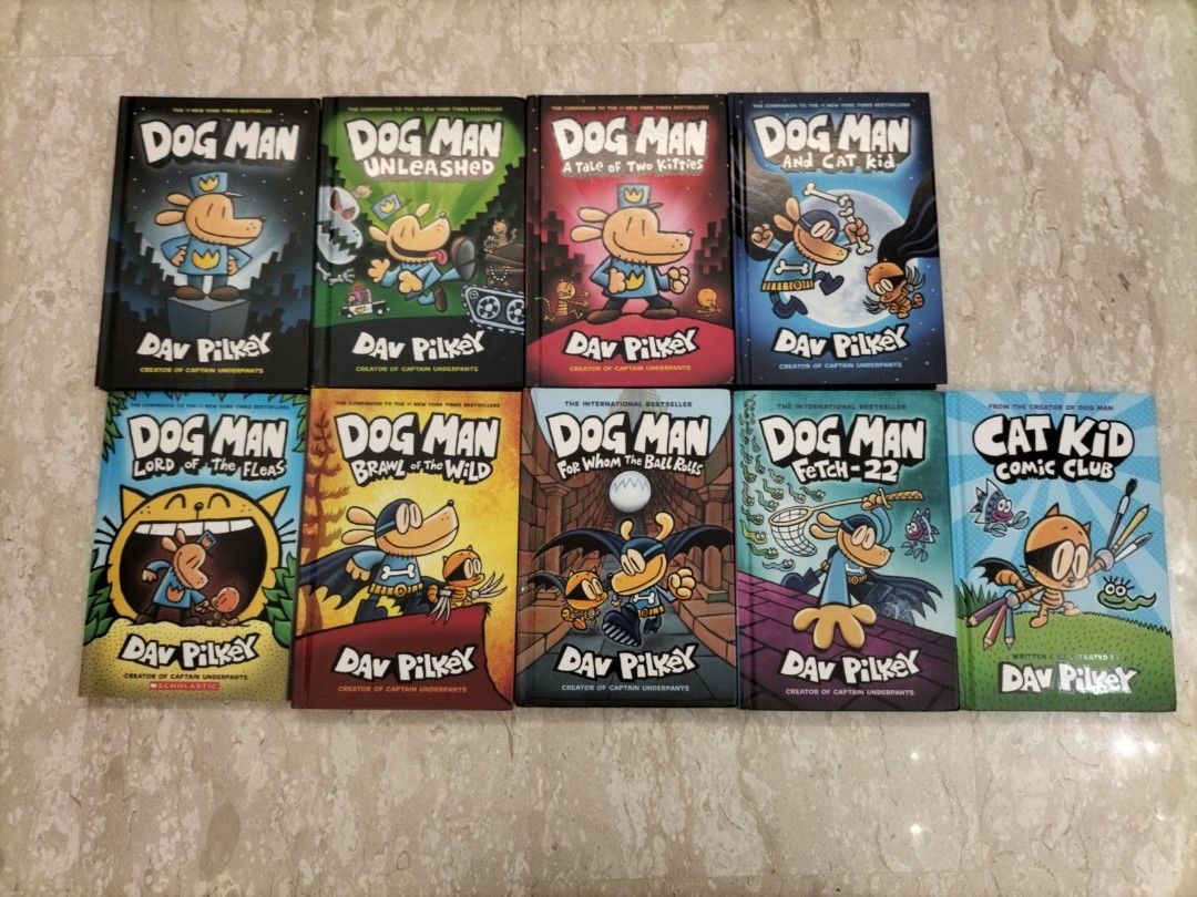 dog man full series + cat kid comic club, Hobbies & Toys, Books ...