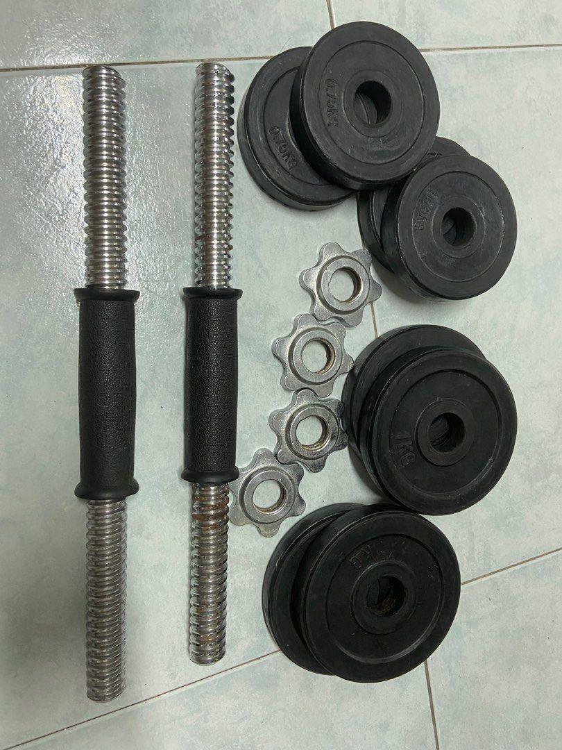 Dumbbell Set, Sports Equipment, Exercise & Fitness, Weights & Dumbbells ...