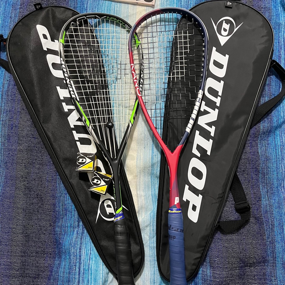Dunlop Squash Racket, Sports Equipment, Sports & Games, Racket & Ball ...