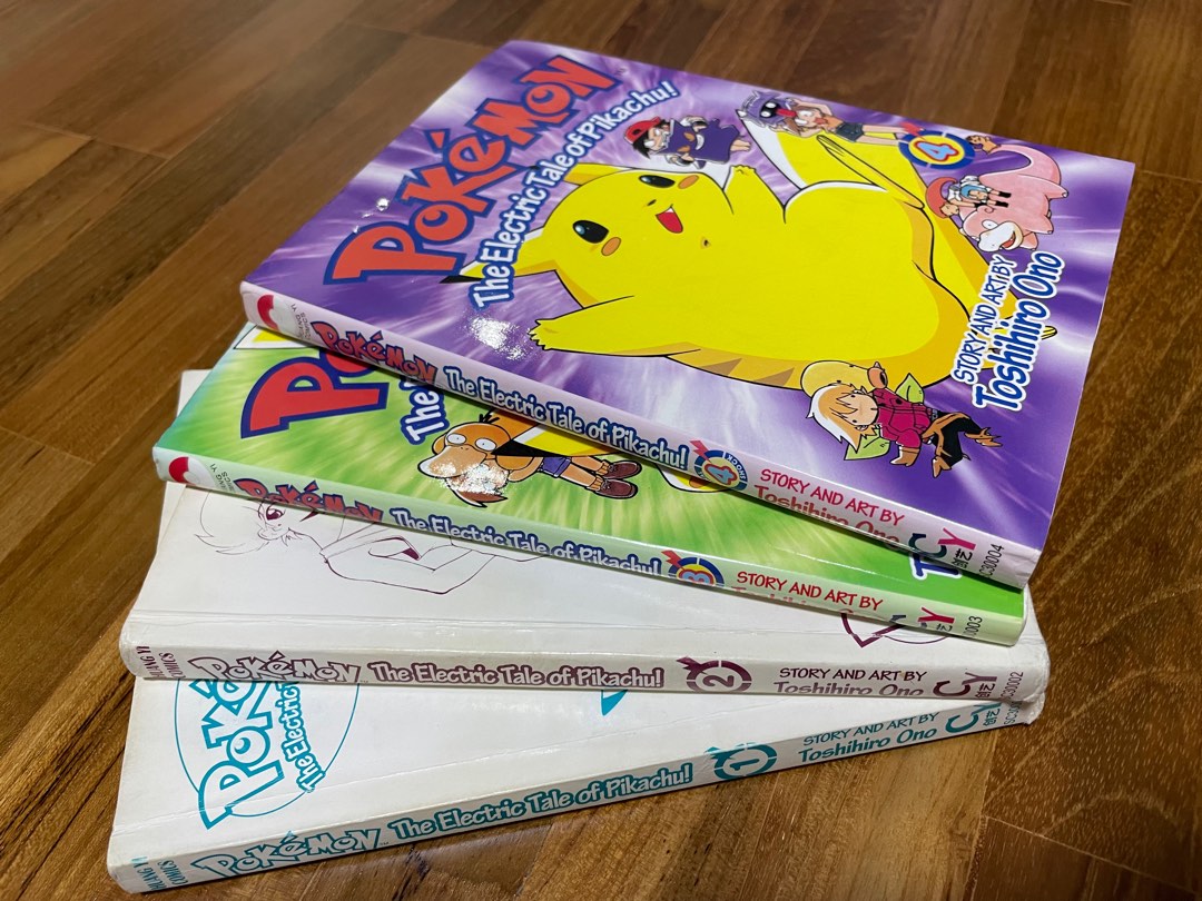 Electric Tale of Pikachu volume 1-4, Hobbies & Toys, Books & Magazines ...