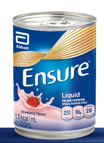 Ensure Liquid Strawberry 250ml, Health & Nutrition, Health Supplements ...