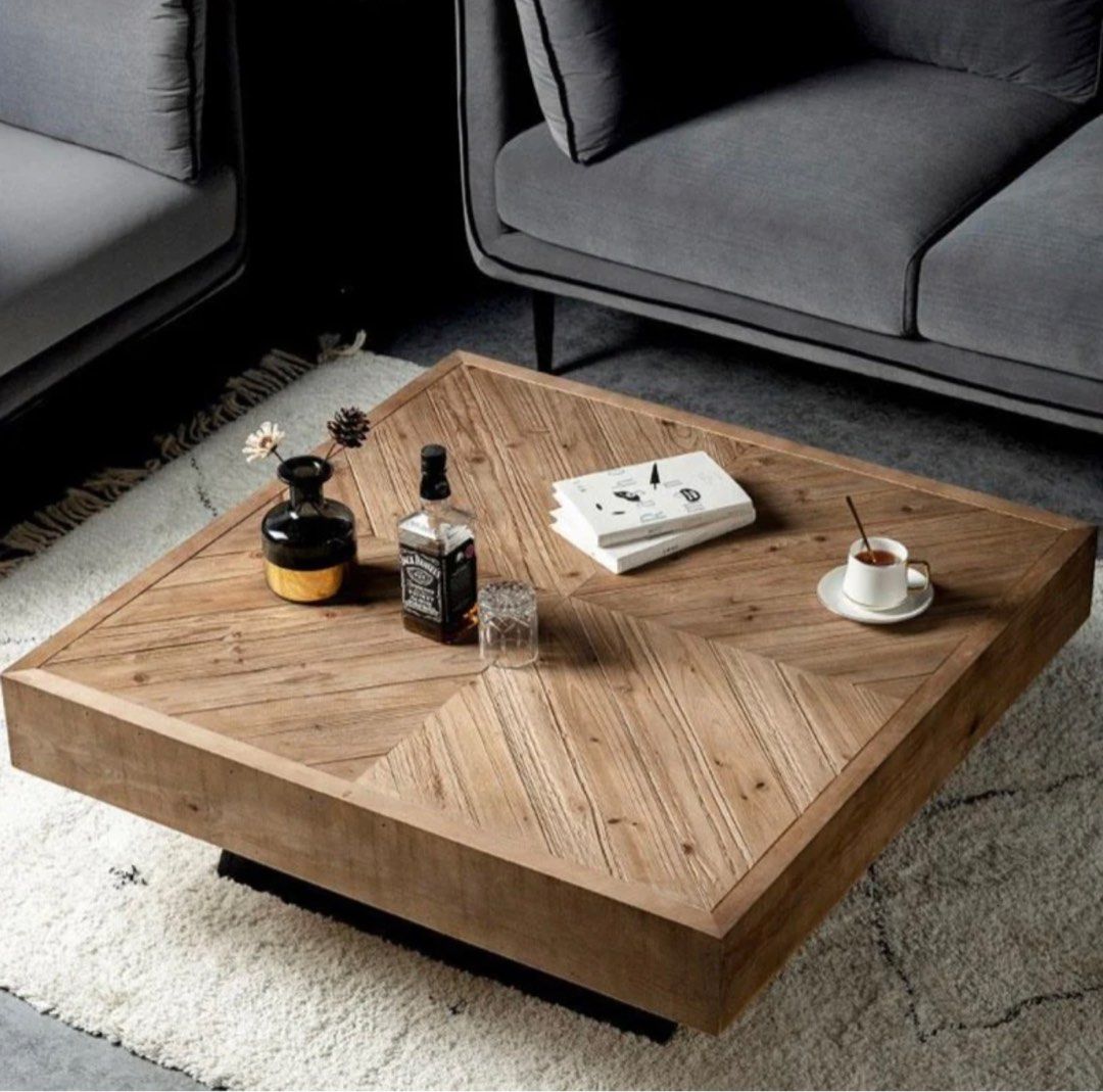 ENZO Square Coffee Table, Furniture & Home Living, Furniture, Tables ...