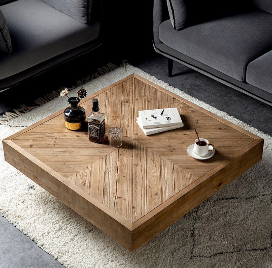 ENZO Square Coffee Table, Furniture & Home Living, Furniture, Tables ...