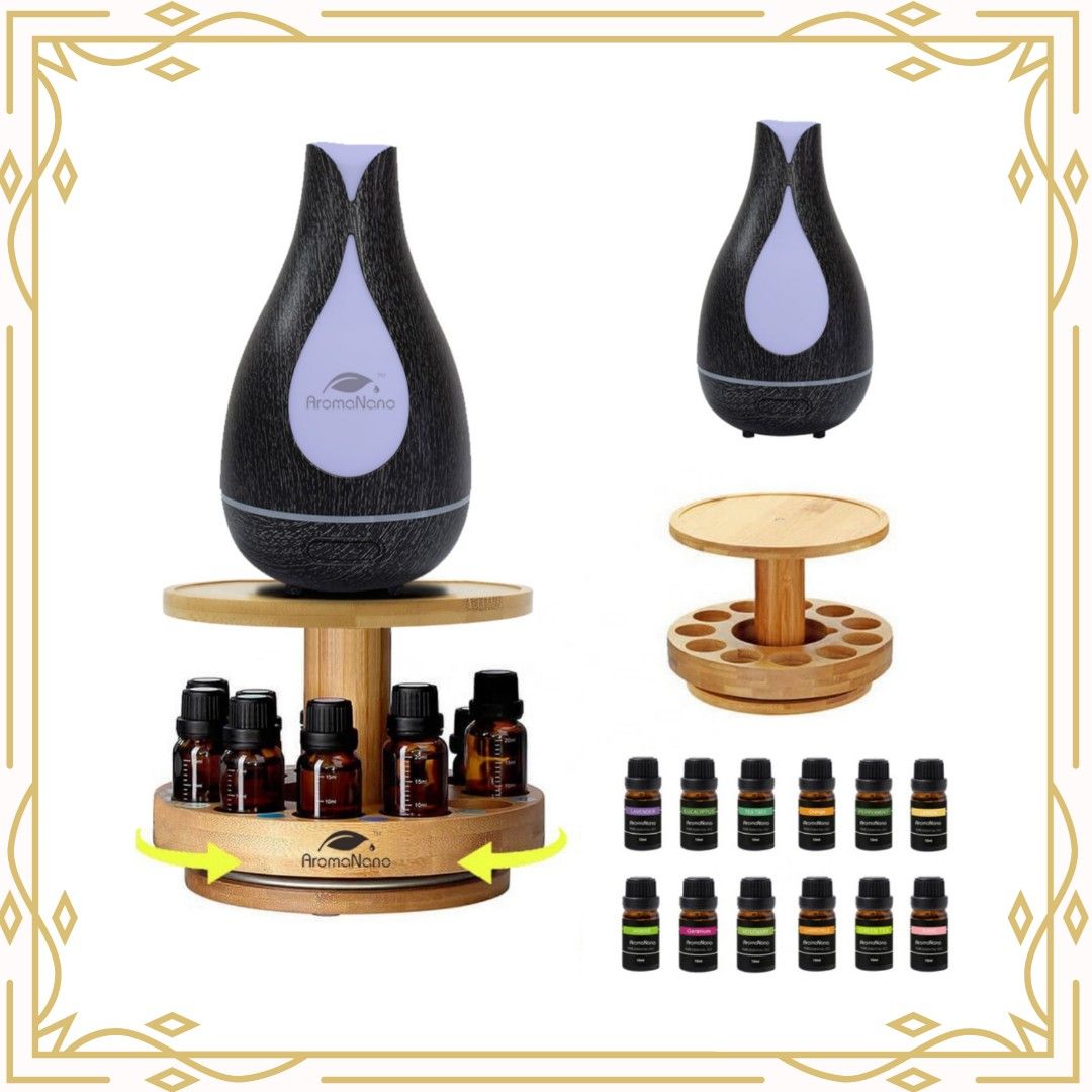 Essential Oil Holder Diffuser Stand Carousel, Furniture & Home Living ...