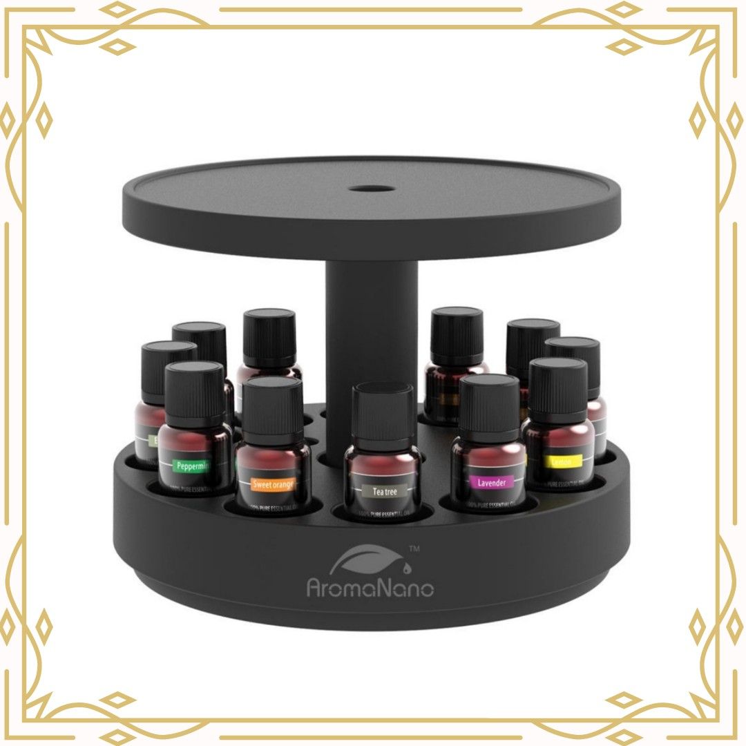 Essential Oil Holder Diffuser Stand Carousel, Furniture & Home Living ...
