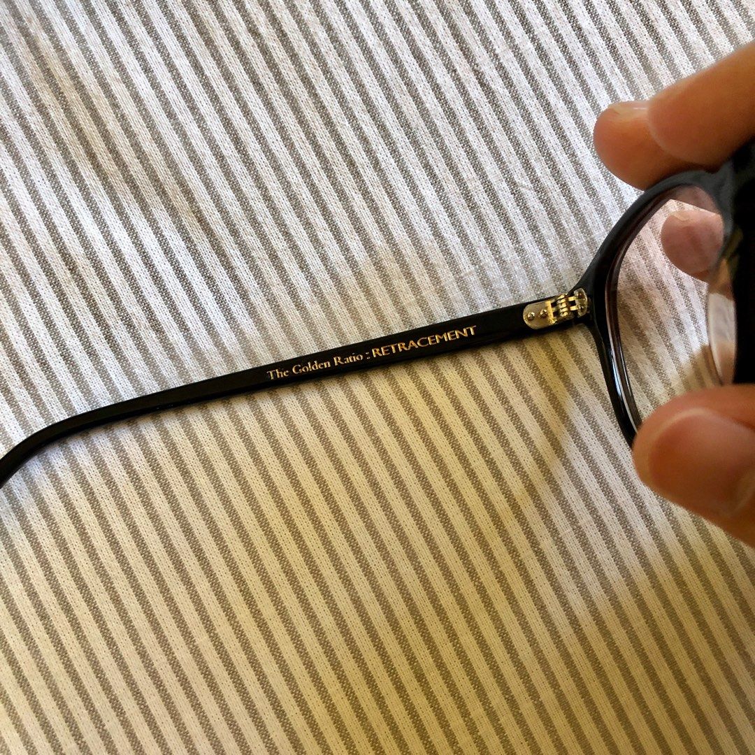 Euclid Frame w red tint The Golden Ratio Moscot Baobab, Women's Fashion ...