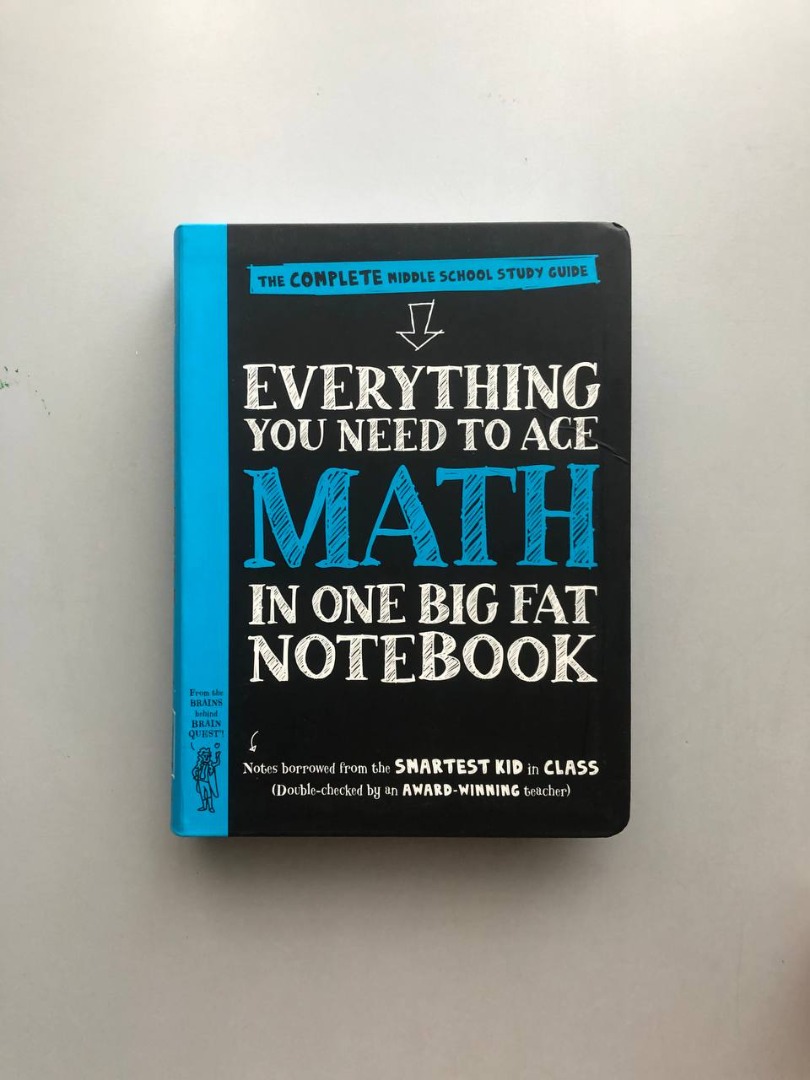 Everything You Need to Ace Math in One Big Fat Notebook, Hobbies & Toys ...