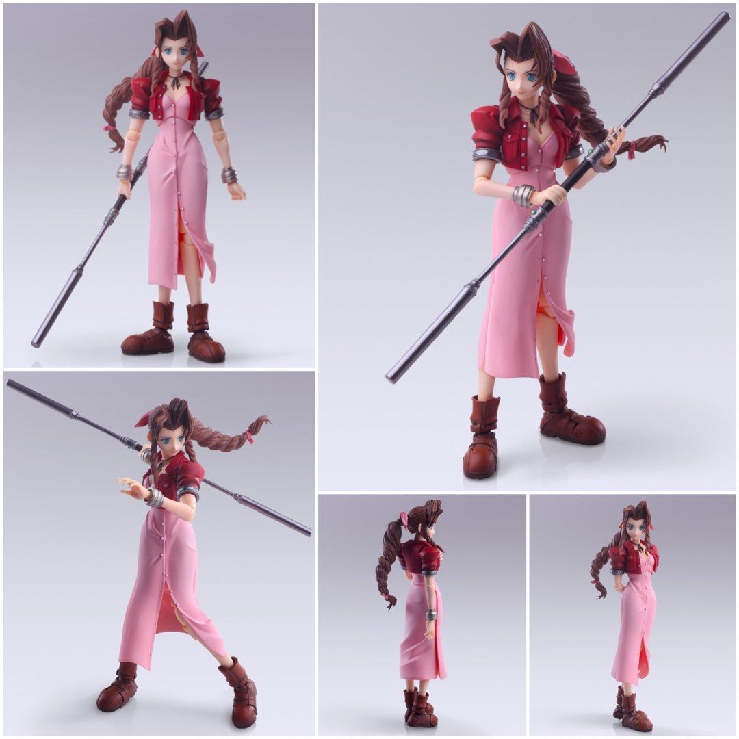 FINAL FANTASY VII BRING ARTS AERITH GAINSBOROUGH ACTION FIGURE, Hobbies ...
