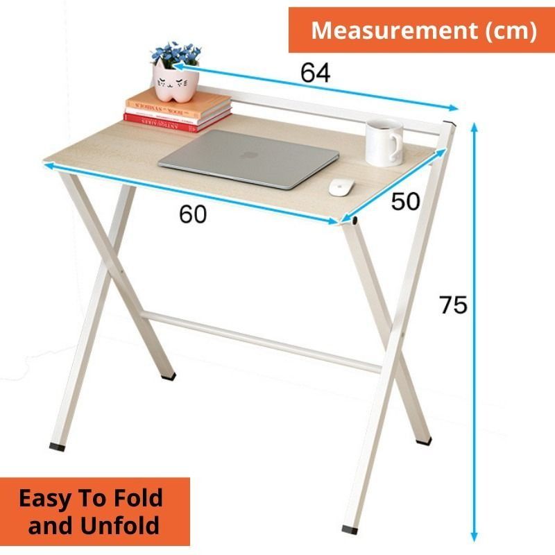 Folding Table Study Desk, Furniture & Home Living, Furniture, Tables ...