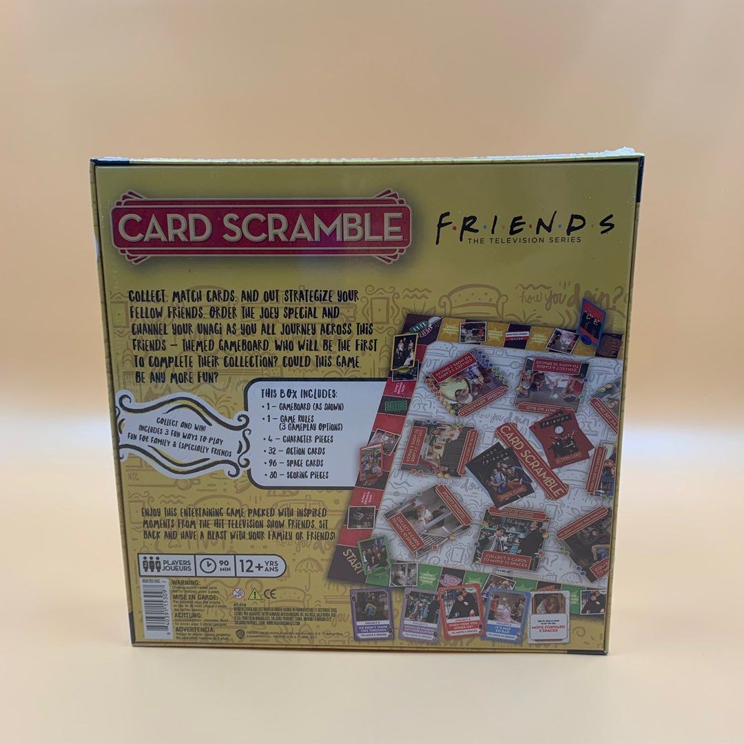 Friends Series Card Scramble, Hobbies & Toys, Toys & Games on Carousell