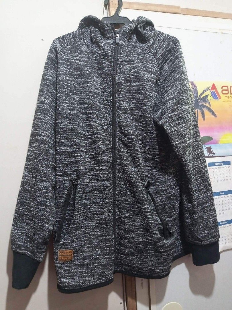 Fs freego grey jacket, Men's Fashion, Tops & Sets, Hoodies on Carousell