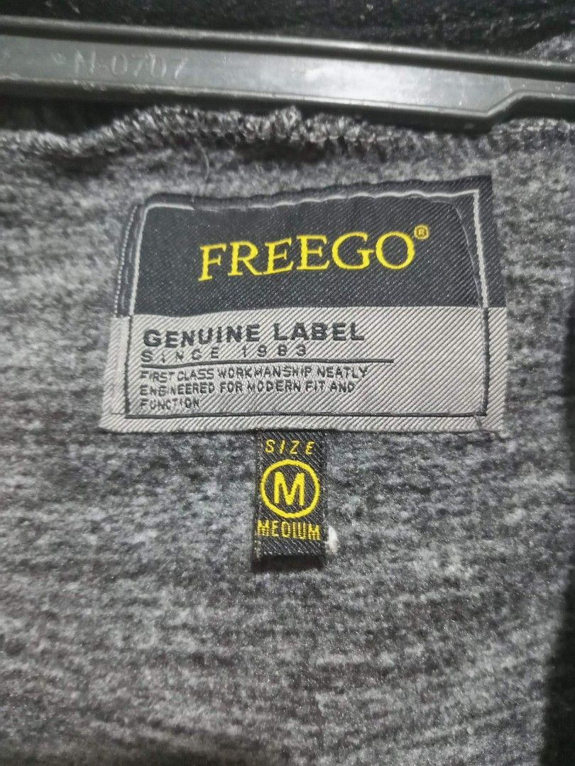 Fs freego grey jacket, Men's Fashion, Tops & Sets, Hoodies on Carousell