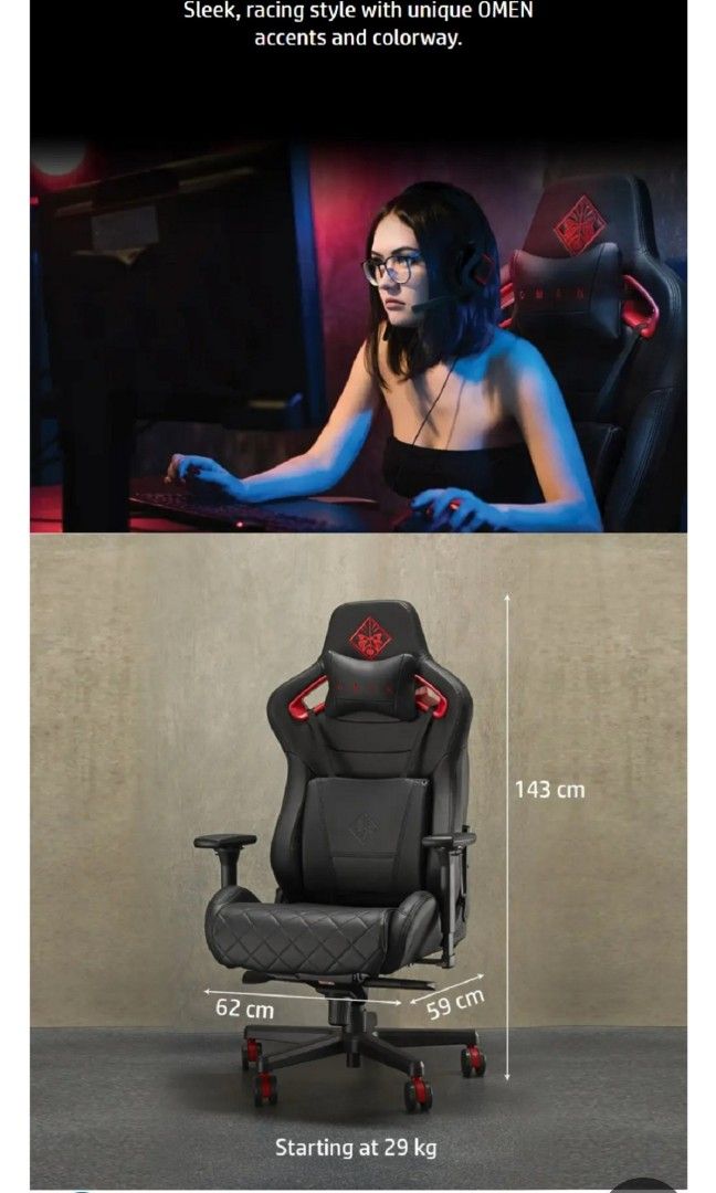 Gaming Chair OMEN by HP / Citadel, Furniture & Home Living, Furniture ...