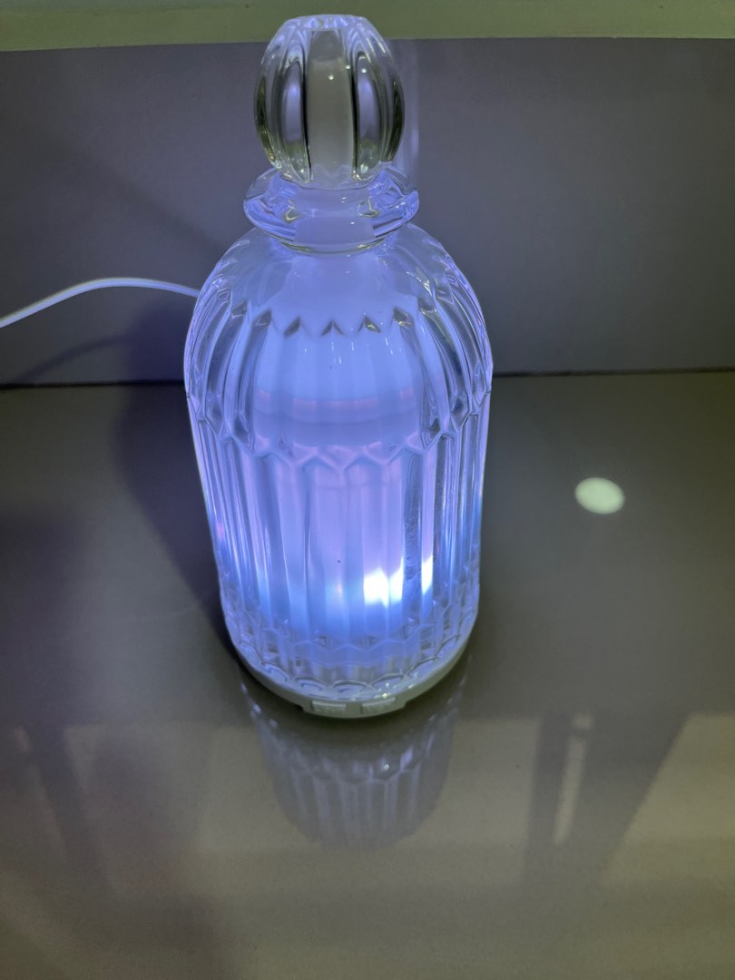 Glass Lighted Oil Diffuser, Furniture & Home Living, Home Fragrance on ...