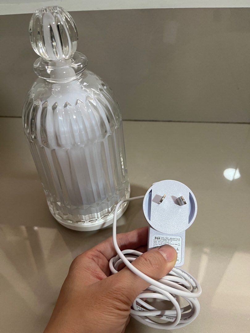 Glass Lighted Oil Diffuser, Furniture & Home Living, Home Fragrance on ...