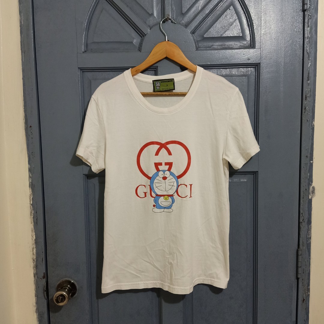 GUCCI X DORAEMON, Women's Fashion, Tops, Shirts on Carousell