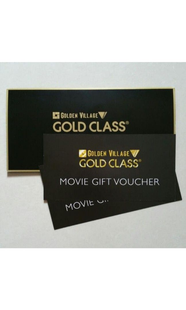GV Gold Class X 2, Tickets & Vouchers, Vouchers on Carousell