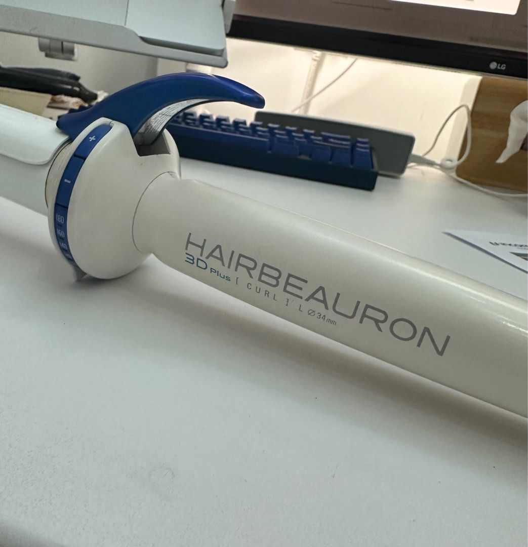 Hairbeauron 3D Plus Hair Curler. Type - L 34mm barrel, Beauty ...