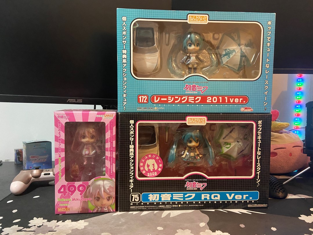 Hatsune Miku Nendoroid set, Hobbies & Toys, Toys & Games on Carousell