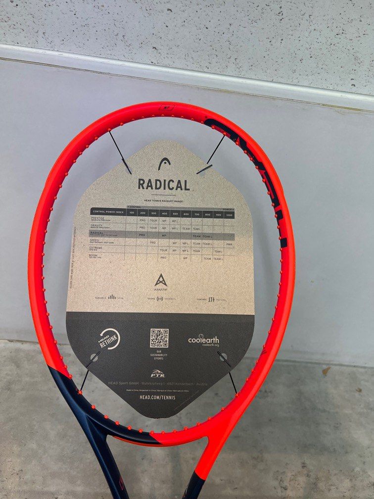 Head Radical MP 2023 Grip 2, 運動產品, 運動與體育, 運動與體育 - 球拍和球類運動 - Carousell