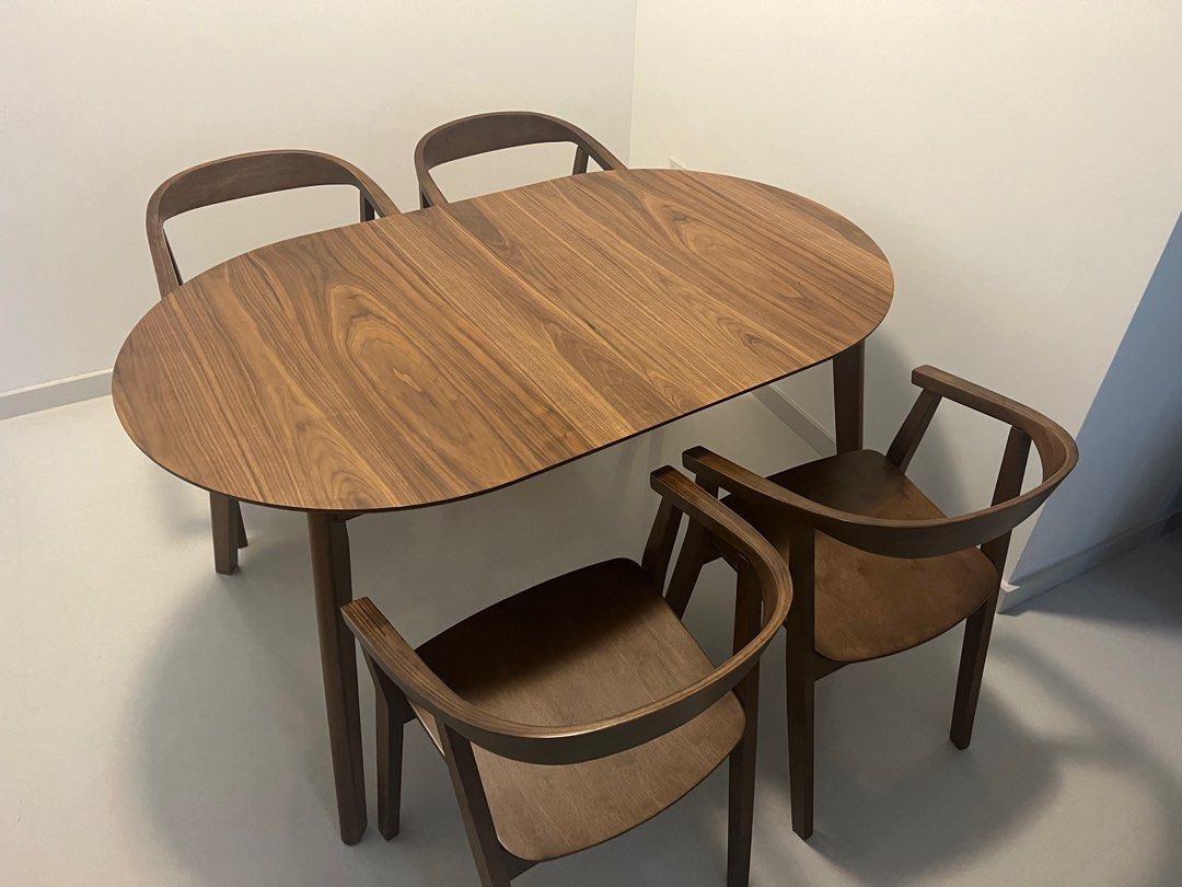 Hipvan Dining Table 1.5m (Extendable), Furniture & Home Living ...