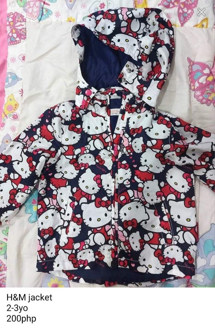 H&M hello kitty jacket, Babies & Kids, Babies & Kids Fashion on Carousell