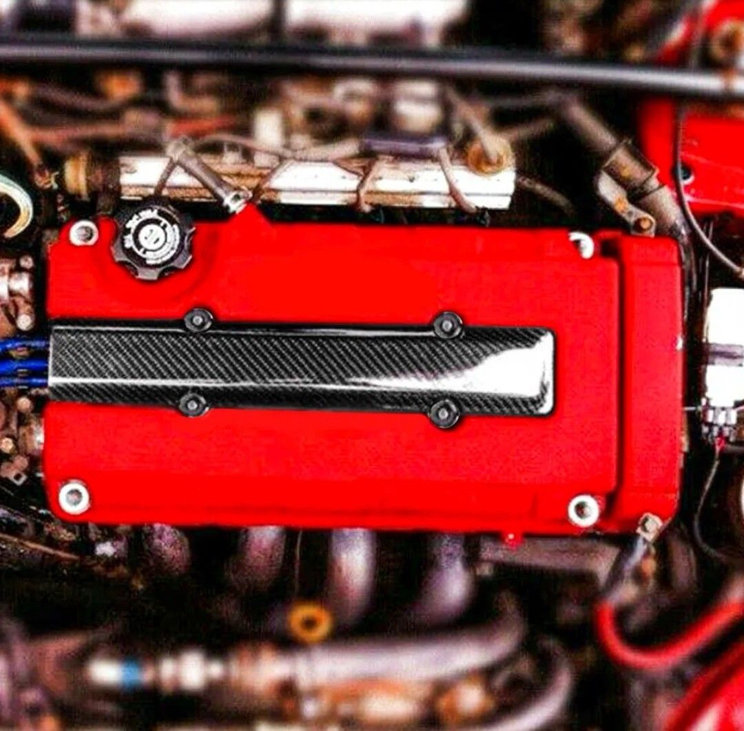 Honda B18 B16 B series VTEC Ignition Coil CF Cover, Car Accessories ...