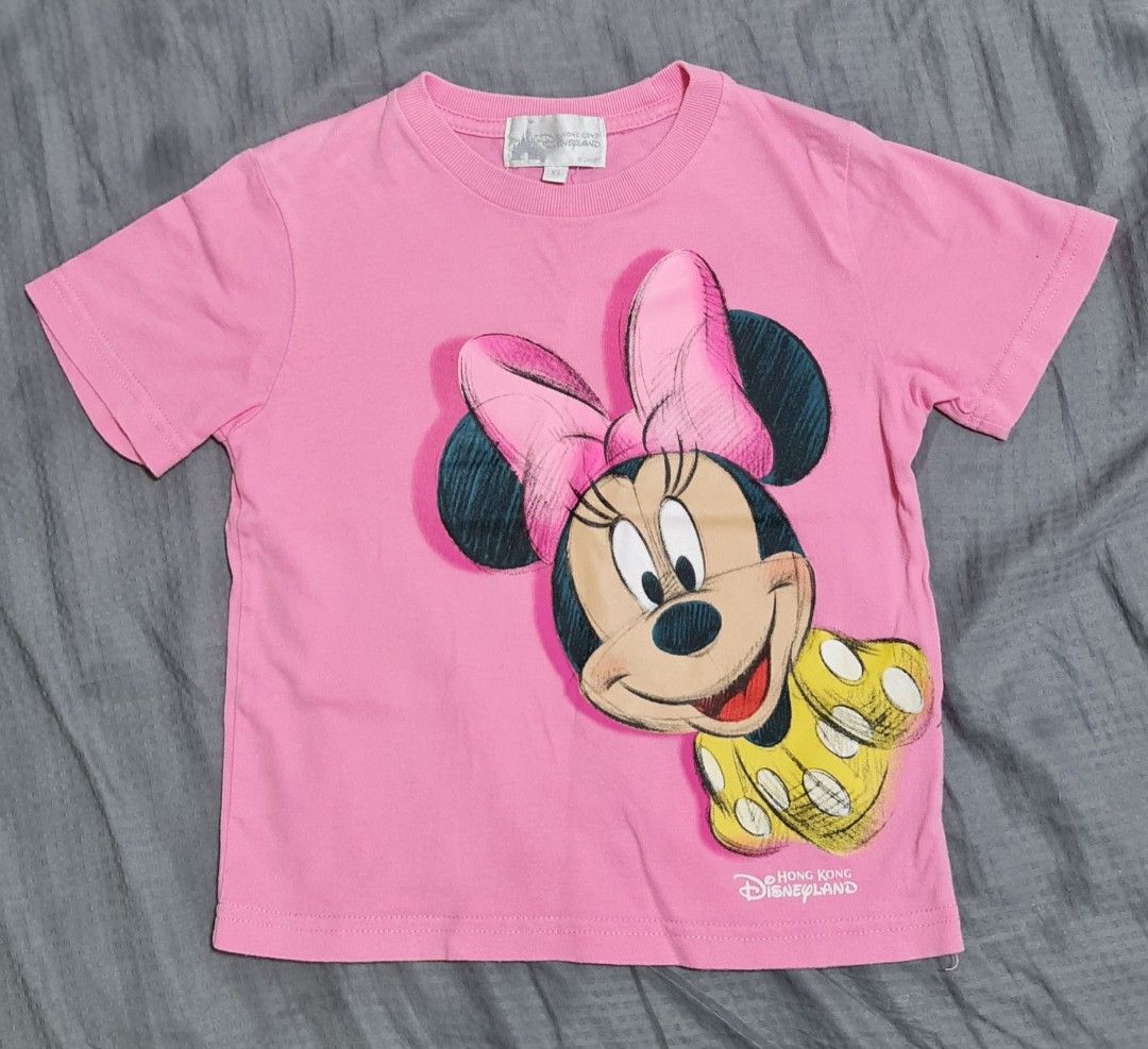Hong Kong Disneyland Minnie Mouse Tshirt, Babies & Kids, Babies & Kids ...