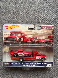 Hotwheels - Team Transport - ‘72 Plymouth Cuda Funny Car Retro Rig ...
