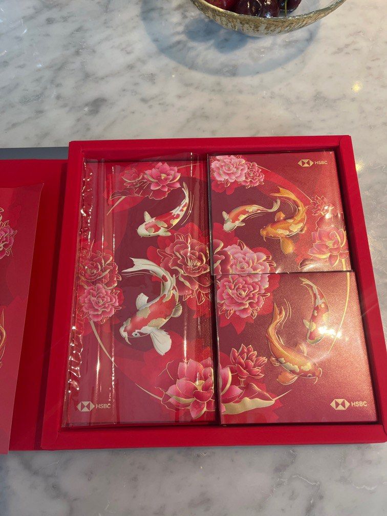 HSBC 2023 red pocket, 傢俬＆家居, 家居裝飾, 家居裝飾 - 其他 - Carousell