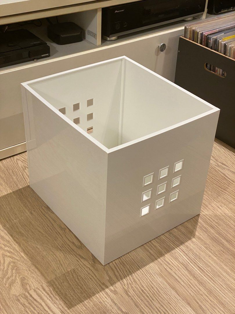 IKEA LEKMAN storage box ( KALLAX series), 傢俬＆家居, 其他, 收納箱及袋 - Carousell