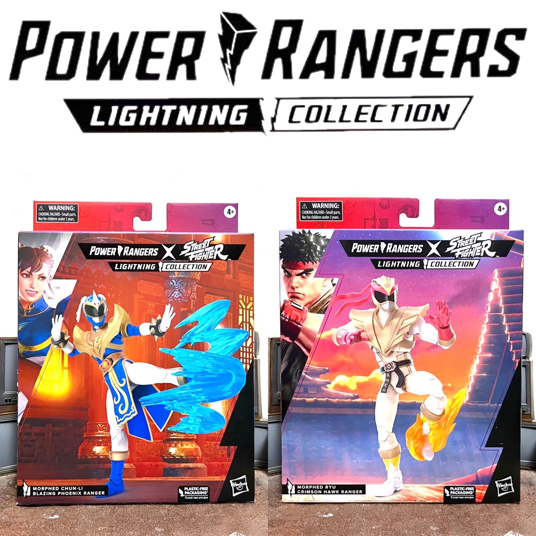 [In hand] Hasbro Lightning Collection Power Rangers x Street Fighter ...