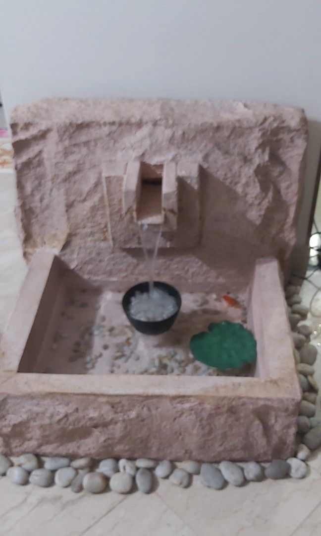 Indoor fish pond, water feature, fountain: FUKAI, Pet Supplies, Homes ...