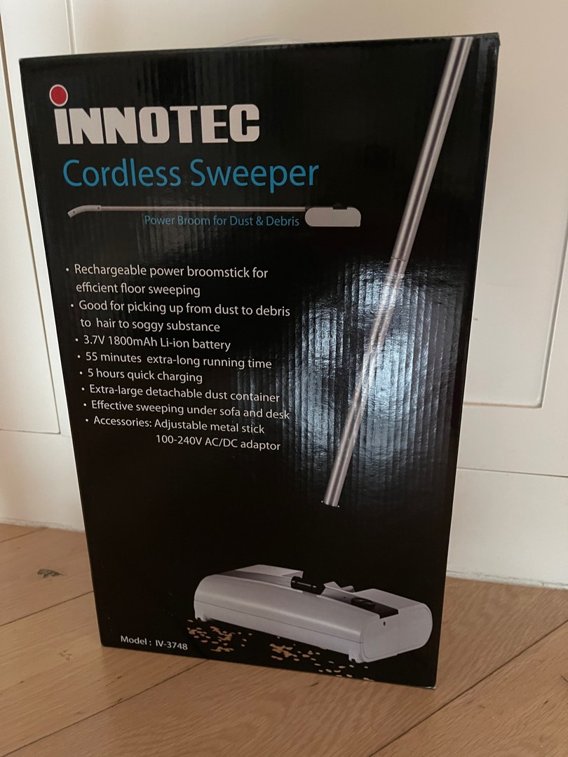 INNOTEC Cordless Sweeper, 家庭電器, 吸塵機 ＆ 家居清潔電器 - Carousell
