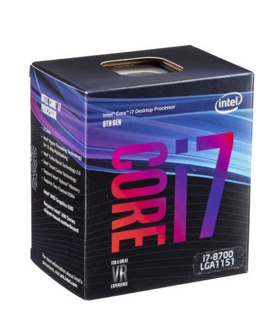 Intel i7-8700 8th gen processor, Computers & Tech, Parts & Accessories ...