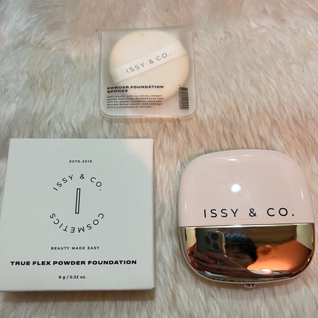 Issy & Co True Flex Powder Foundation (Vanille), Beauty & Personal Care ...