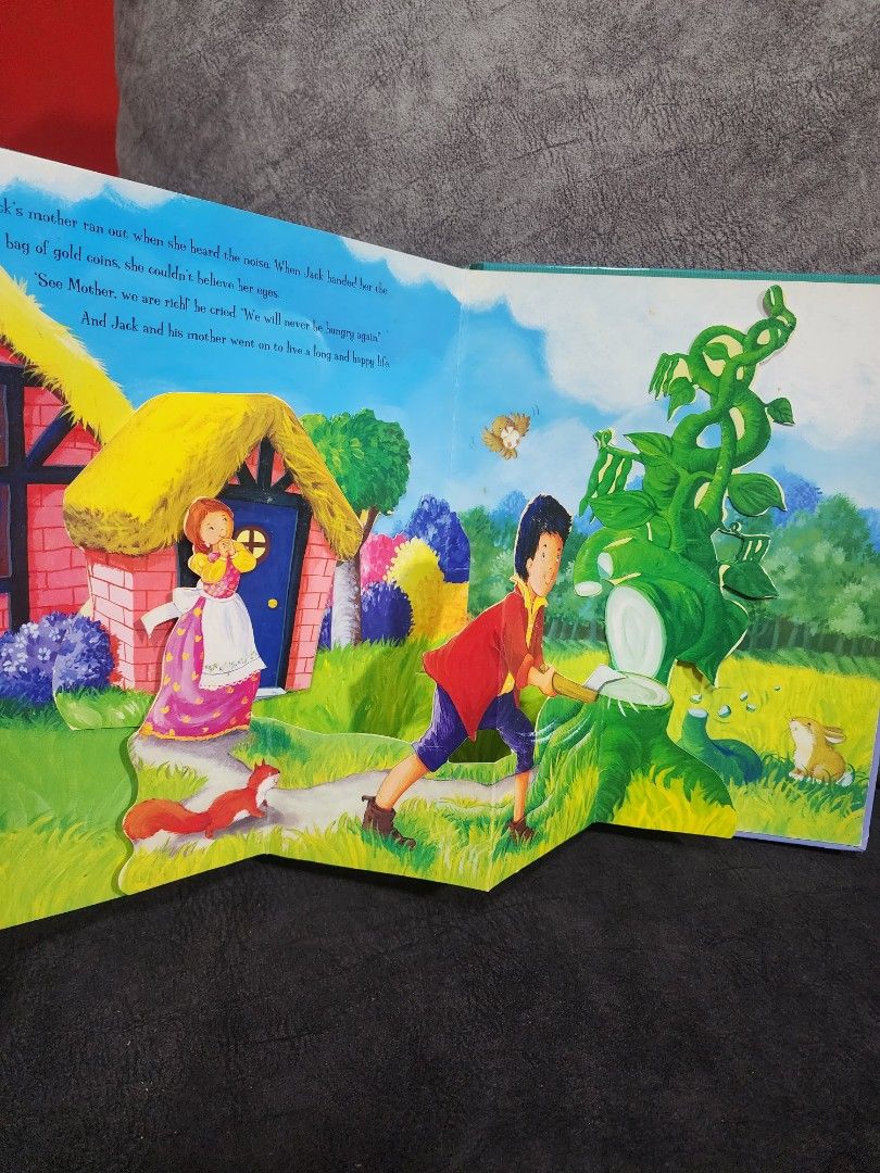 Jack and the bean stalk pop up story book, Hobbies & Toys, Books ...