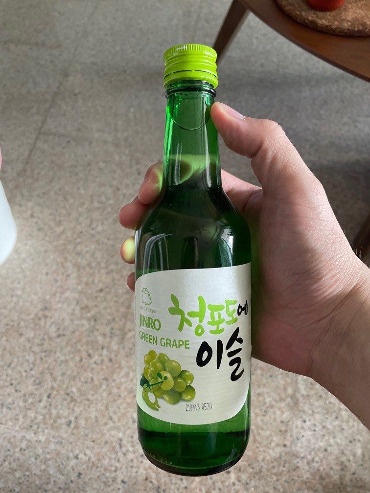 Jinro Green Grape Soju, Food & Drinks, Alcoholic Beverages on Carousell
