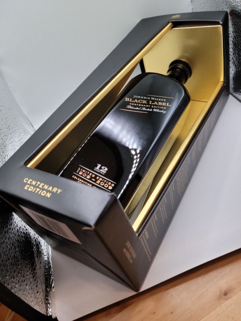 Johnnie Walker centenary edition 12 Years Old Black Lebel -100 Years Of ...