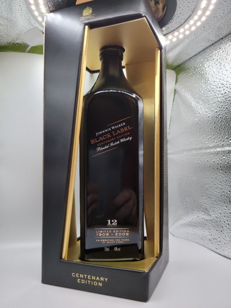 Johnnie Walker centenary edition 12 Years Old Black Lebel -100 Years Of ...
