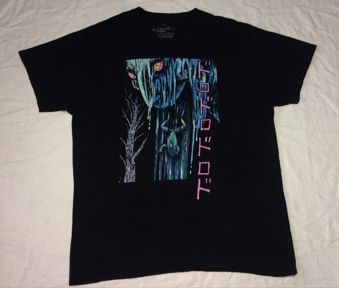 Junji Ito Collection Miss Fuchi Pukes Shirt Mens Fashion Tops And Sets Tshirts And Polo Shirts