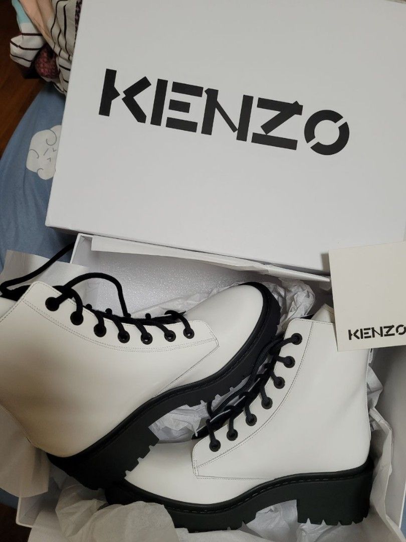 KENZO Pike Lace Up Boot, Luxury, Sneakers & Footwear on Carousell