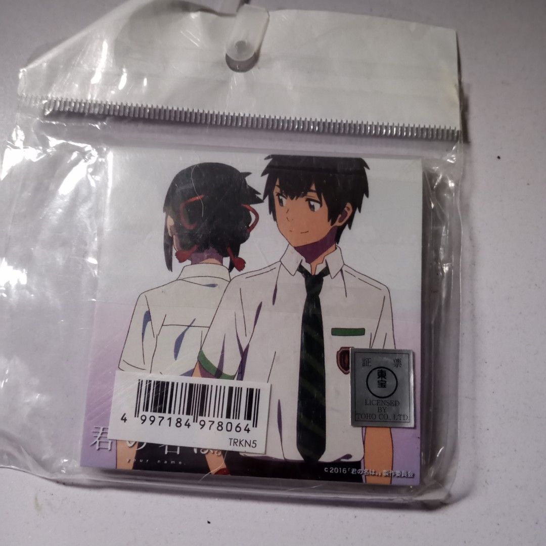 Kimi No Na Wa Collectible Notepad Authentic from Japan, Hobbies & Toys, Memorabilia ...