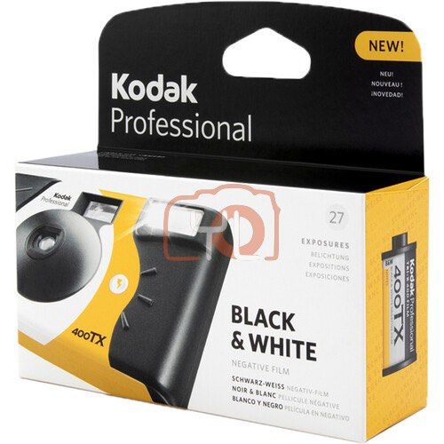 Kodak Tri-X 400 Single-Use Flash Camera (27 Exposures), Photography ...