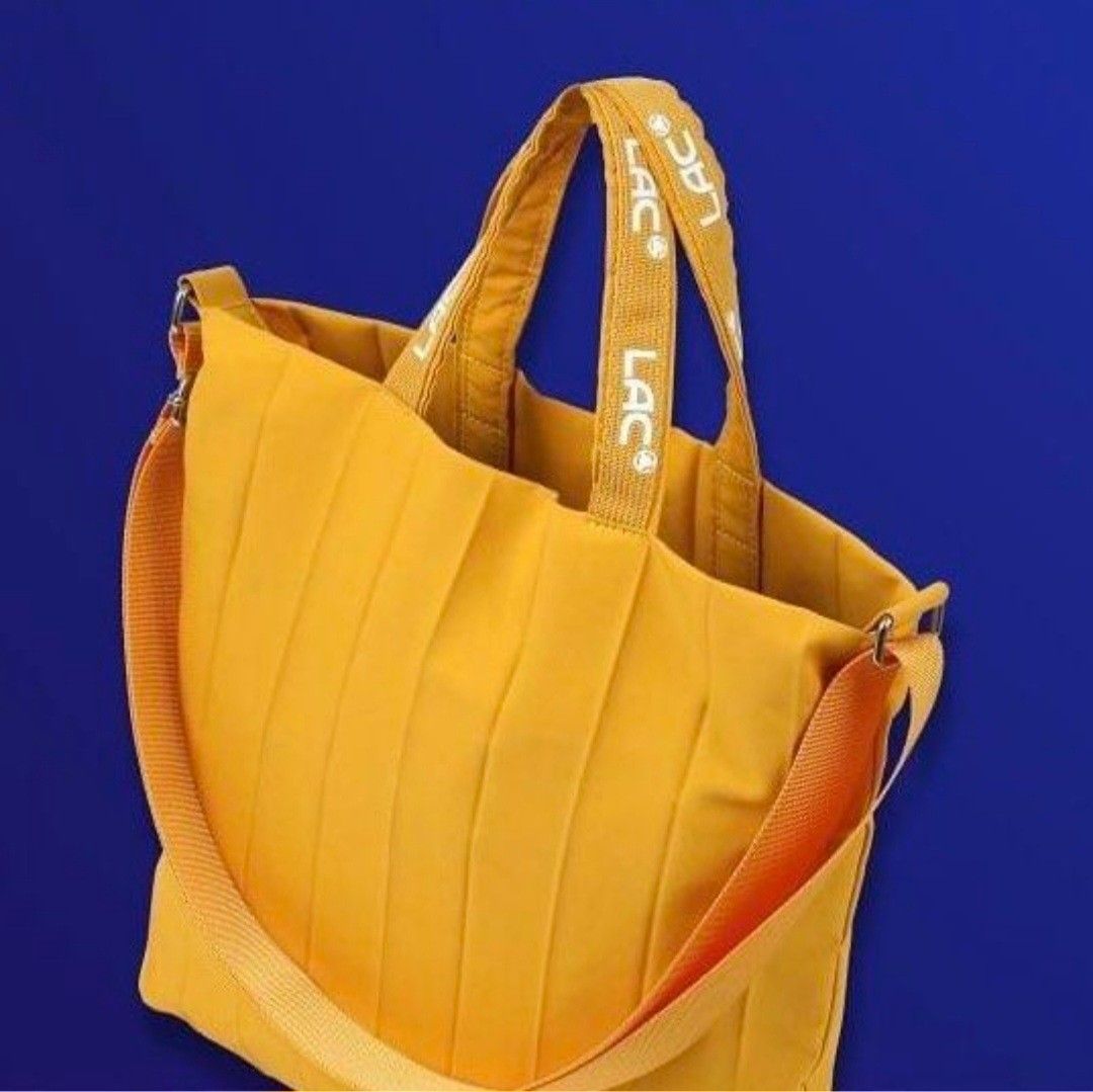 LAC pleated Tote Bag Limited Edition, Women's Fashion, Bags & Wallets ...