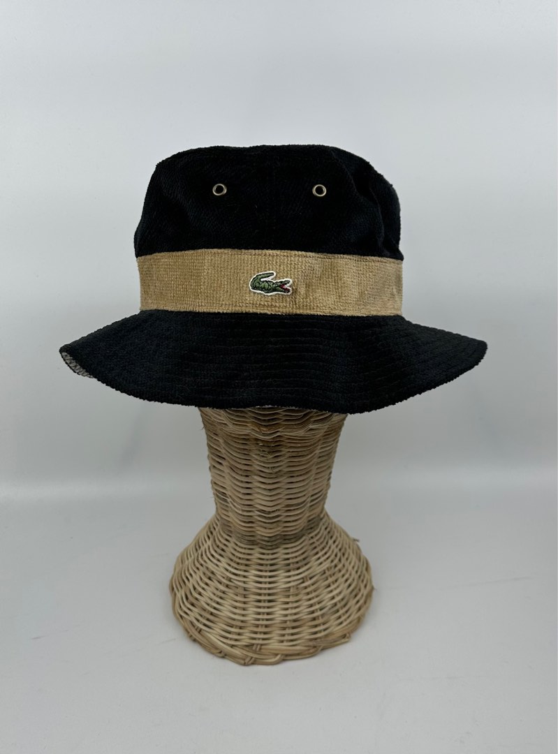 LACOSTE REVERSIBLE BUCKET HAT t4, Men's Fashion, Watches & Accessories ...