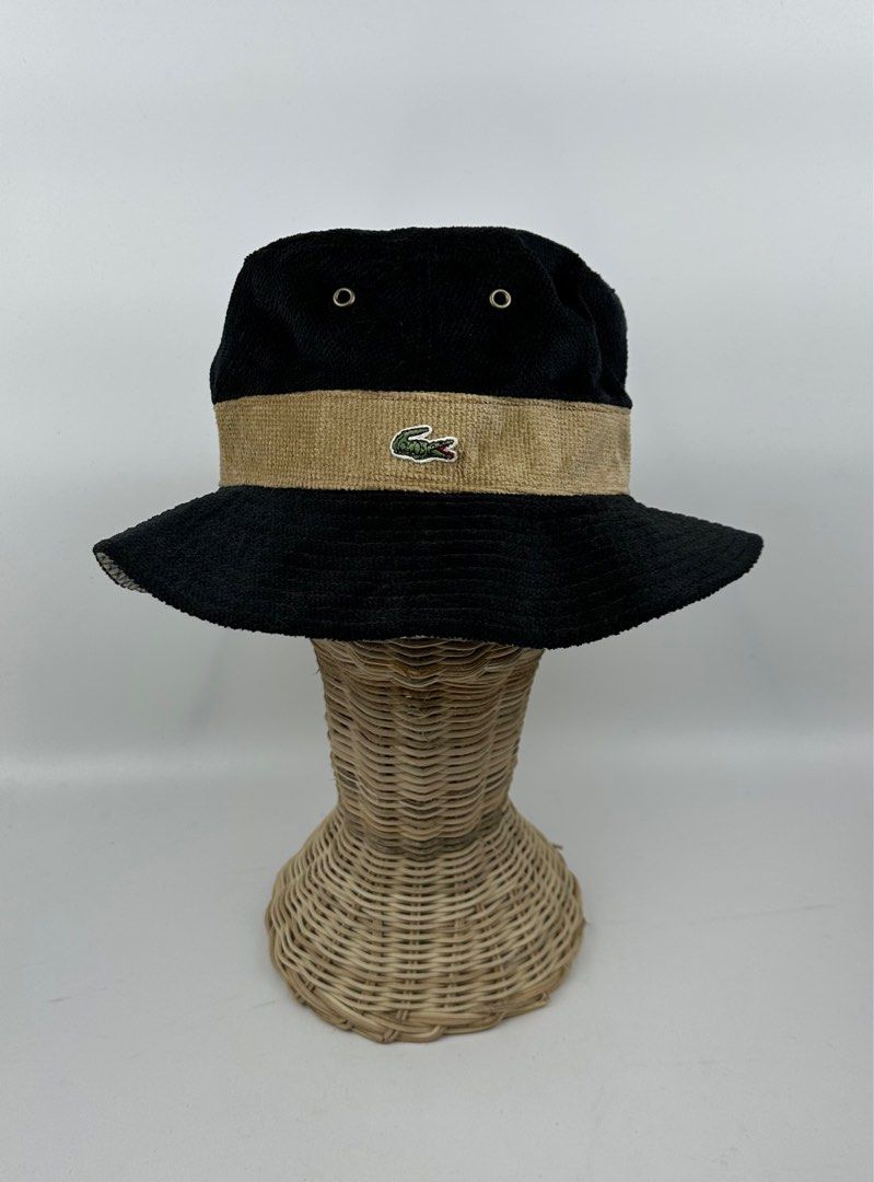 LACOSTE REVERSIBLE BUCKET HAT t4, Men's Fashion, Watches & Accessories ...