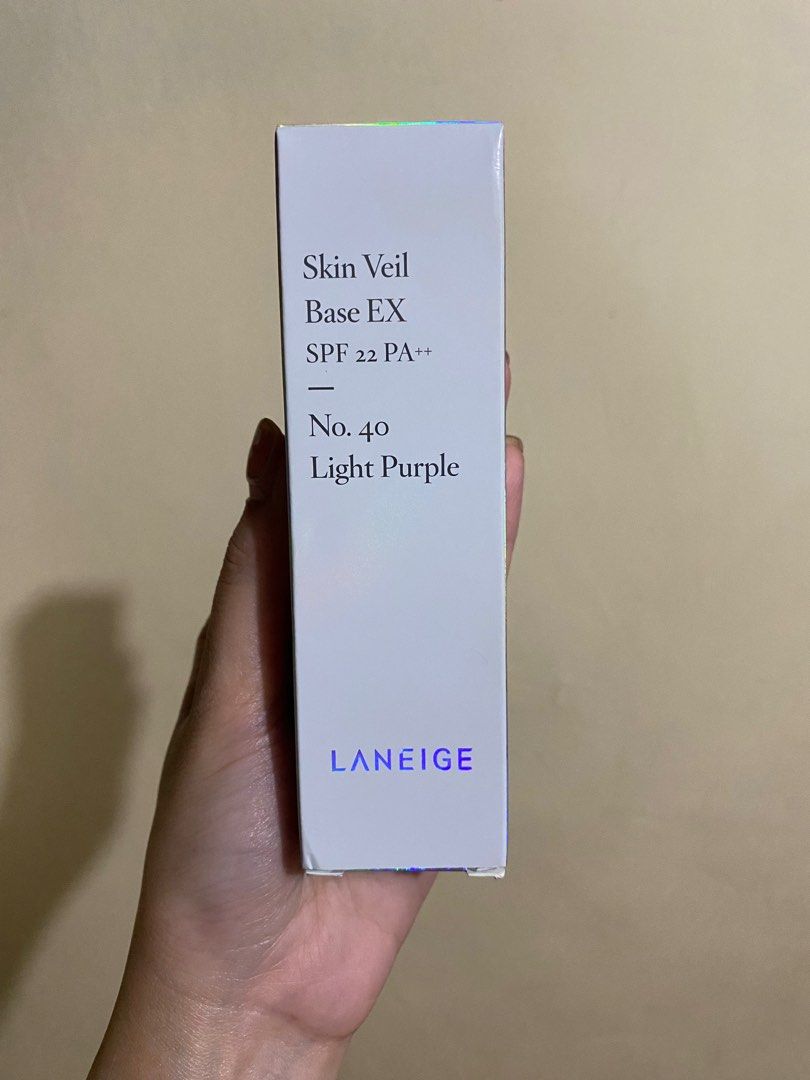 LANEIGE SKIN VEIL BASE EX SPF 22 PA++ with FREE full-sized Hyalu Cica ...