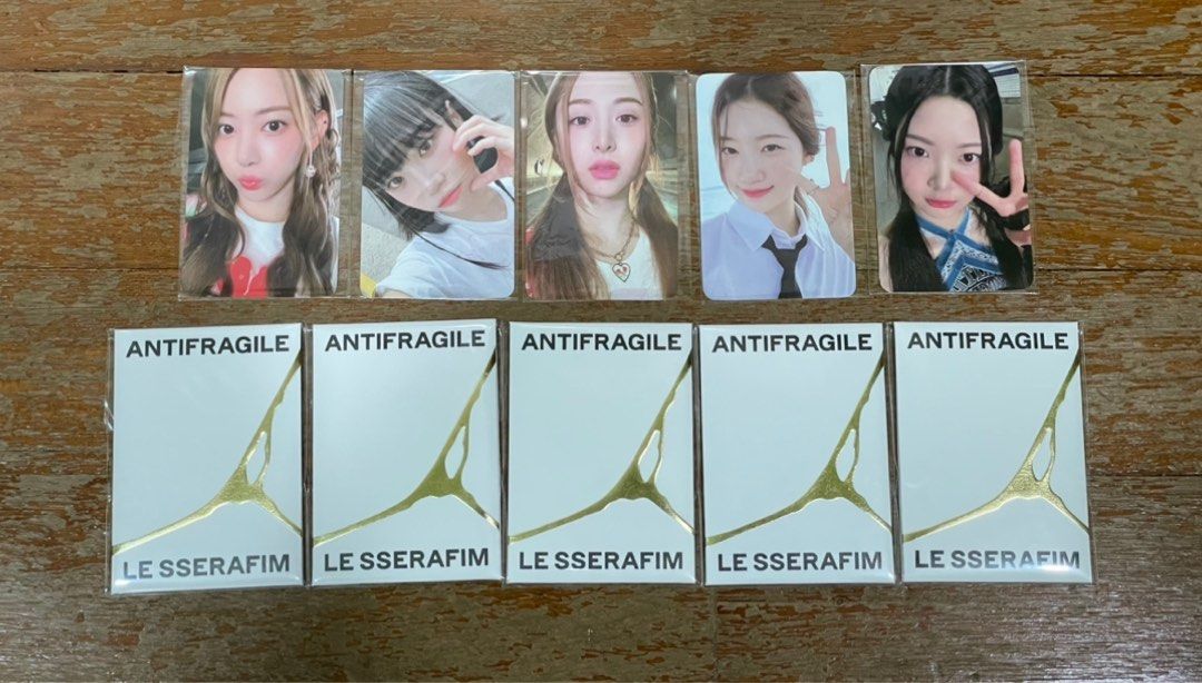 LE SSERAFIM Antifragile Fearless Albums Sealed and Unsealed LESSERAFIM ...