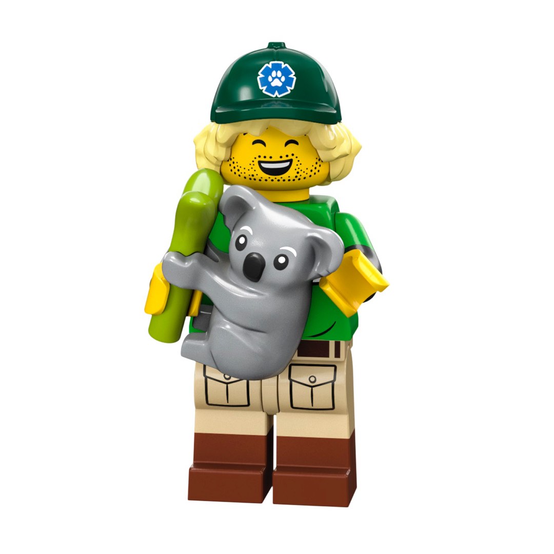 Lego minifigures series 24 Conservationist Koala Bear, Hobbies & Toys ...